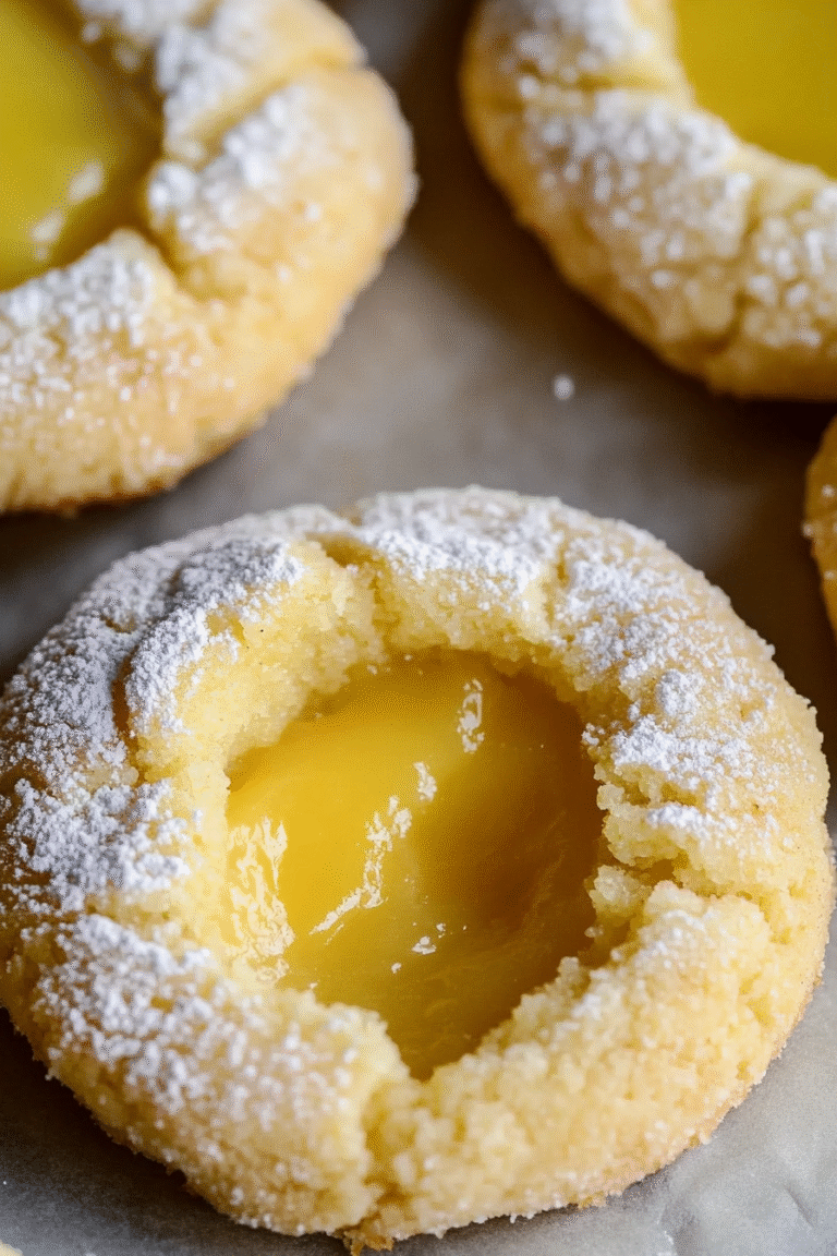 Lemon Curd Cookies - FeMasy